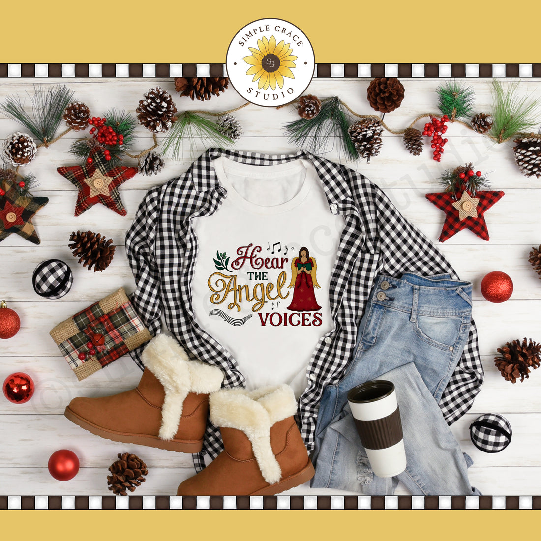 Hear the Angel Voices - Sublimation Design – SimpleGraceStudio